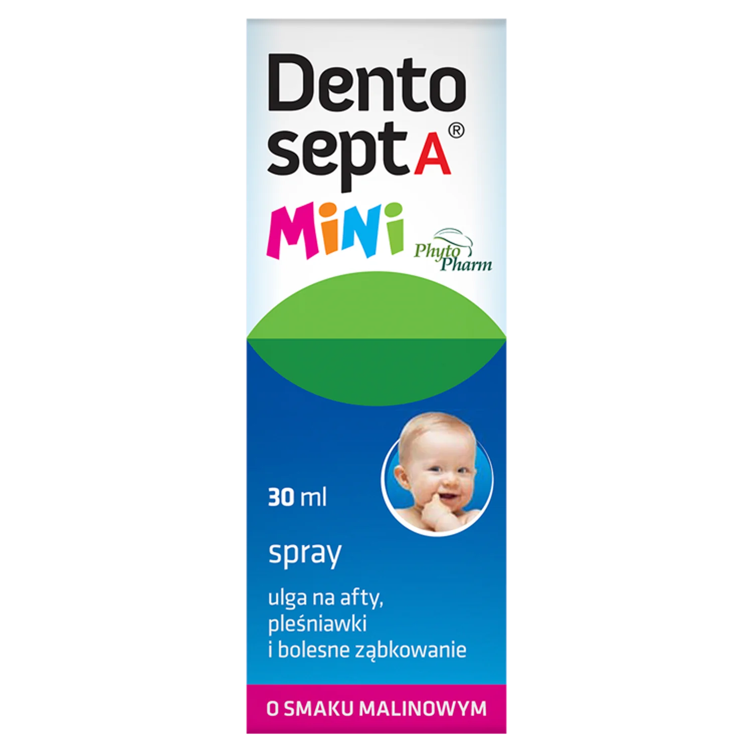 Dentosept A Mini, spray na afty, pleśniawki i bolesne ząbkowanie, 30 ml ...