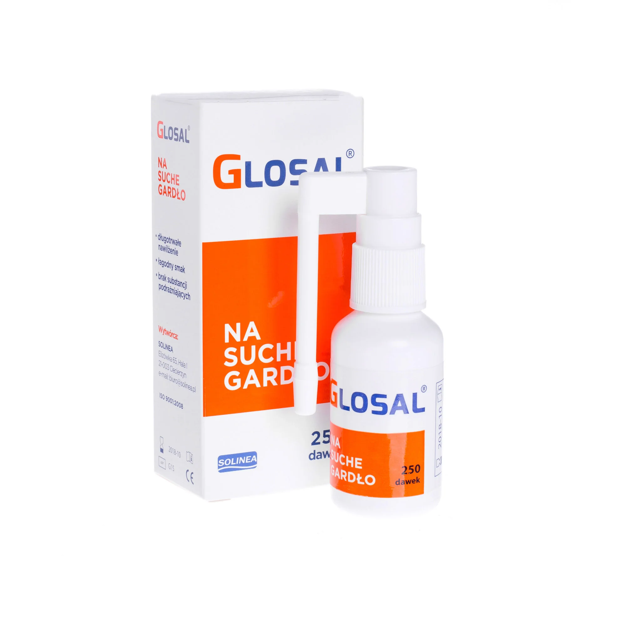 Glosal, spray, 250 dawek - skład, cena, ulotka| drmax.pl