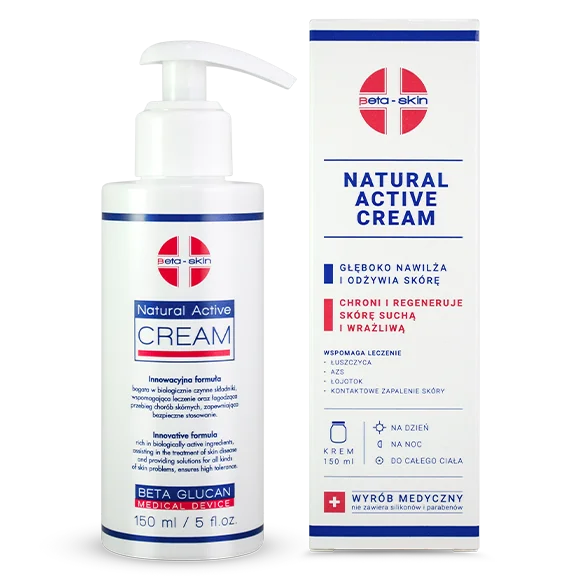 Beta Skin Natural Active Cream Krem do ciała i twarzy, 150 ml | drmax ...