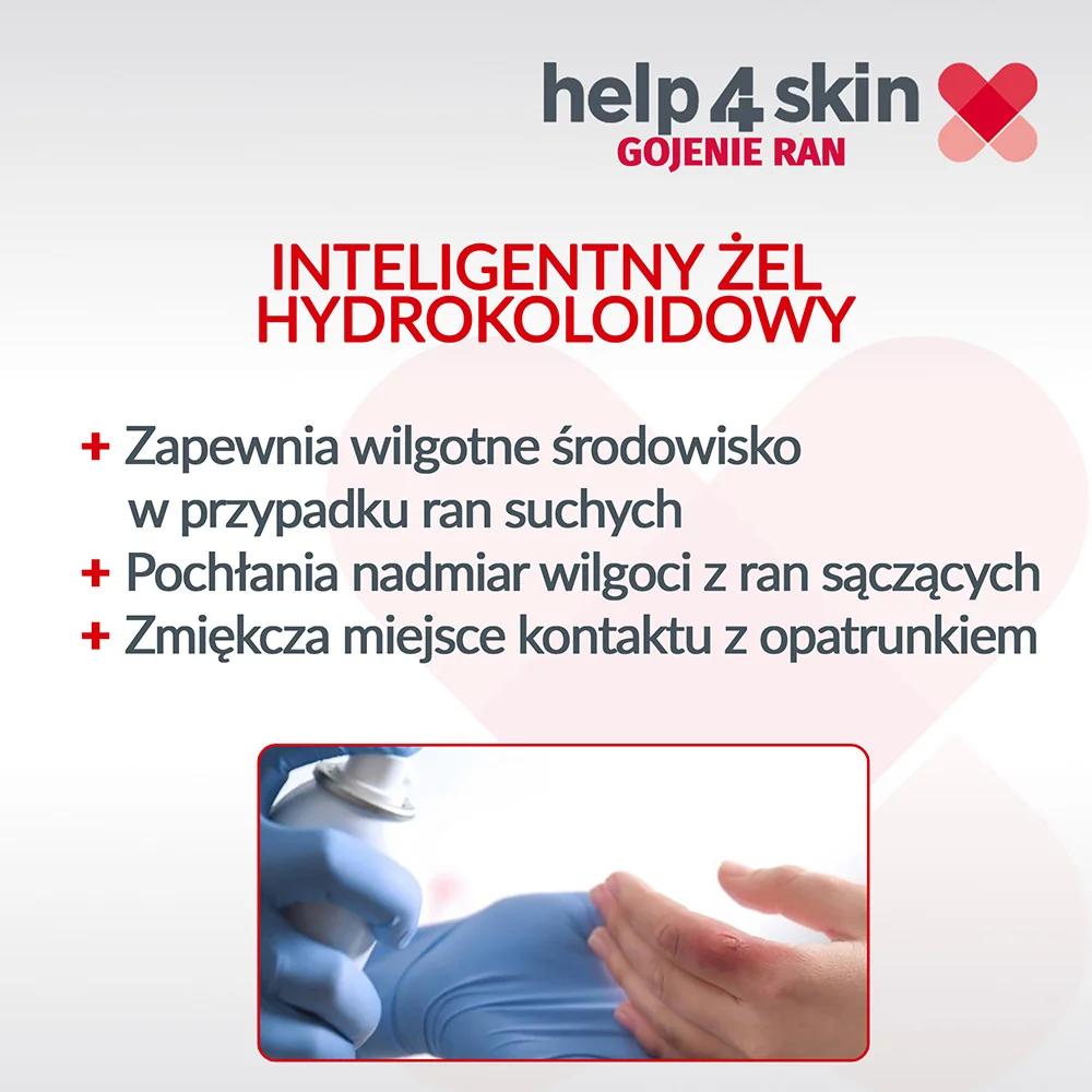 Help4Skin Gojenie Ran, żel w sprayu, 75 g | drmax.pl